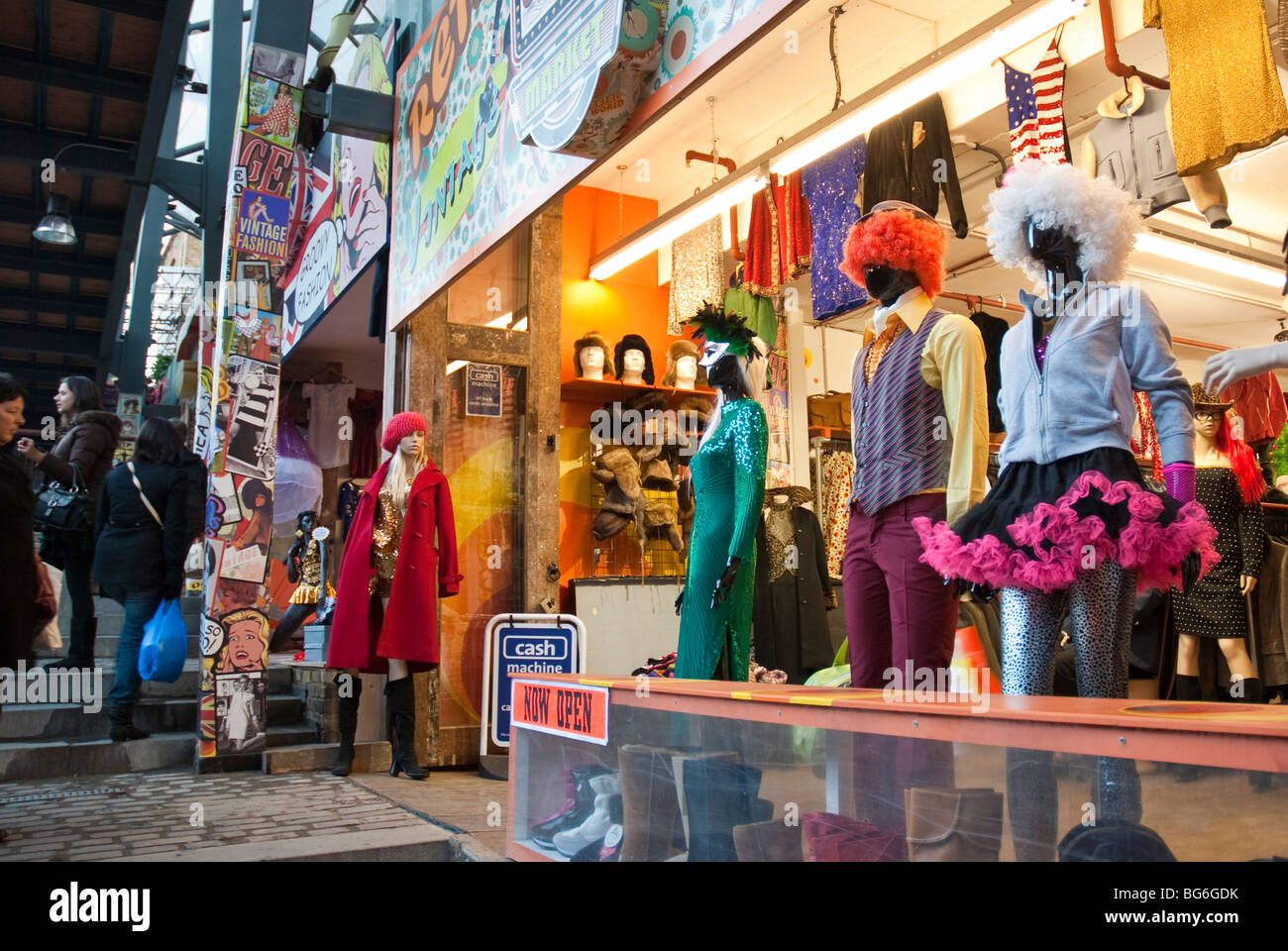 Details of Camden Town's Stable Market in London Stock Photo - Alamy