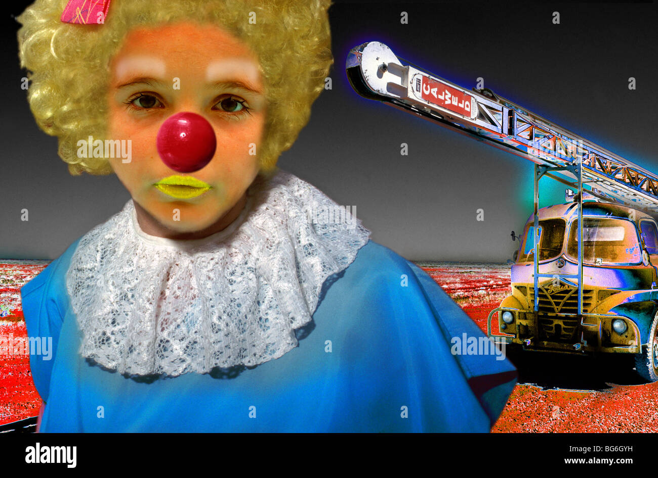 Clown collage hi-res stock photography and images - Alamy