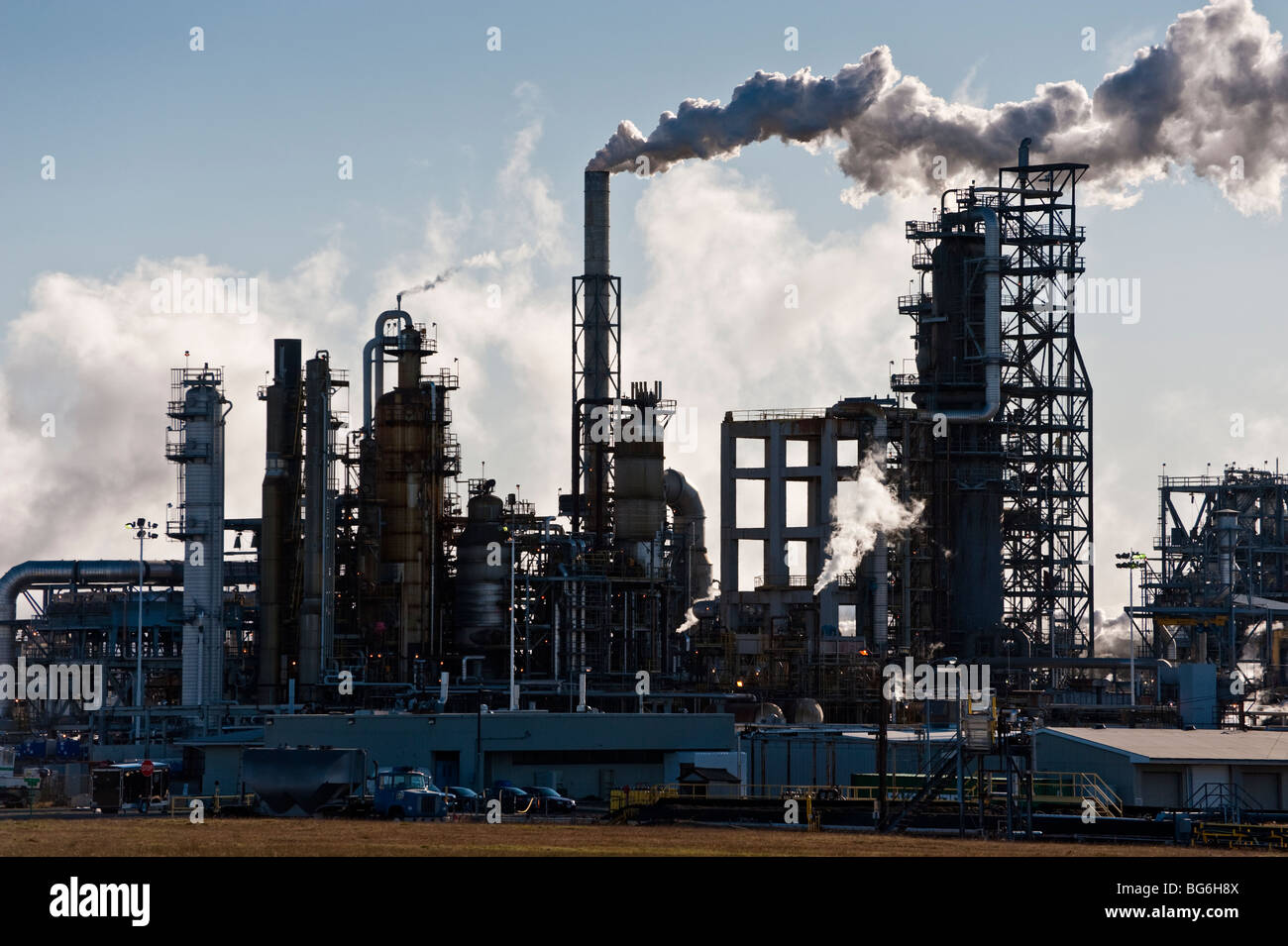 Conoco Phillips Ferndale oil refinery. The refinery is located on Puget ...