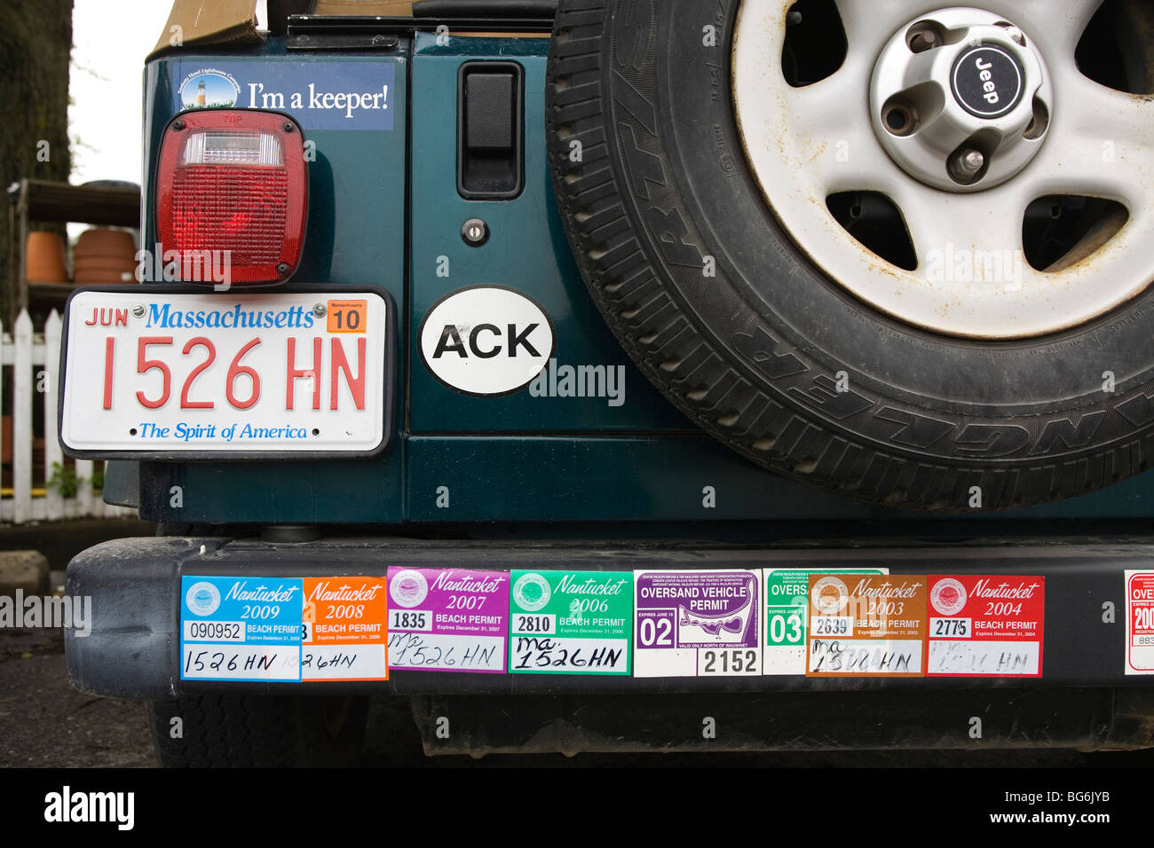 Nantucket Island beach Stickers Stock Photo - Alamy