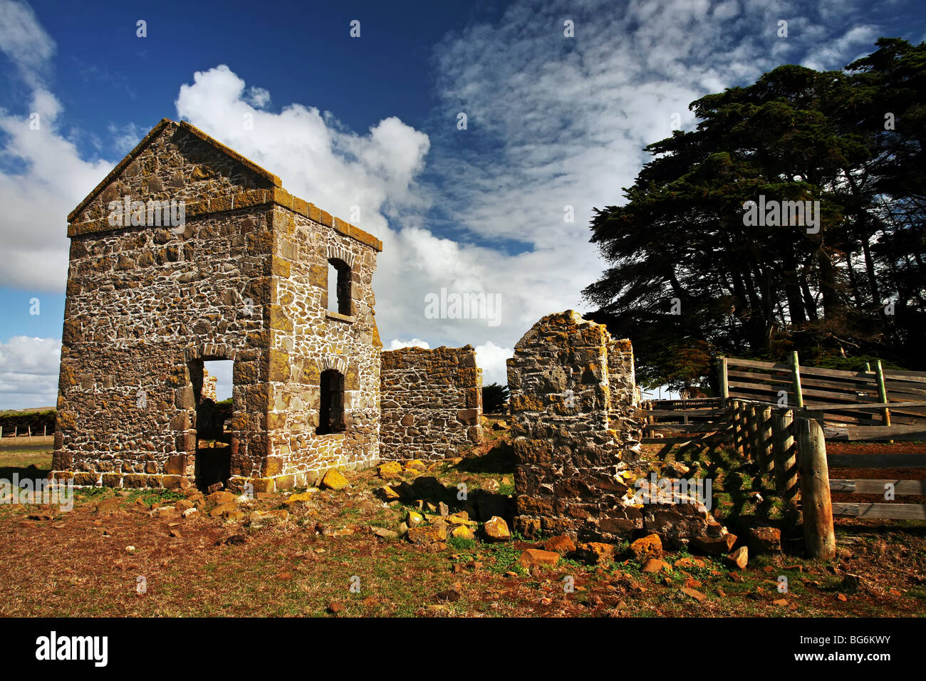 Old Convict Building Stanley Tasmania Stock Photo - Alamy