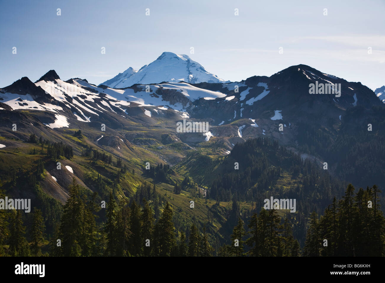 Mount baker snoqualmie national forest washington hi-res stock ...