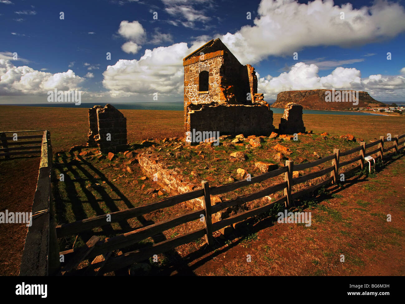 Old Convict Building Stanley Tasmania Stock Photo - Alamy