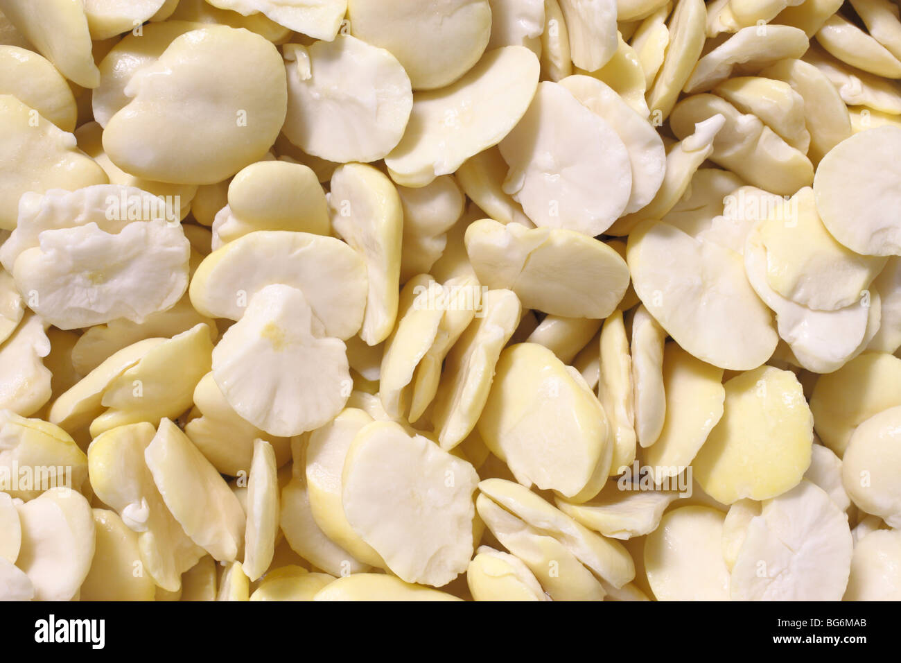 Shelled and peeled fava beans Stock Photo - Alamy