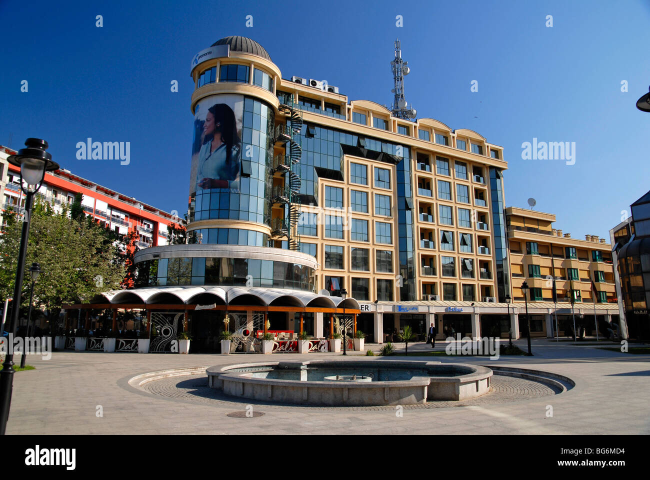 Montenegro, Podgorica, modern building Stock Photo - Alamy