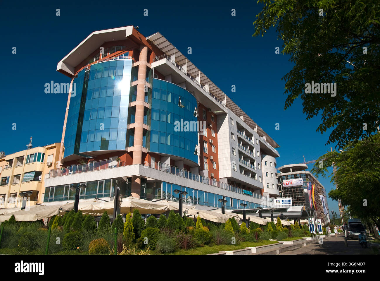 Montenegro, Podgorica, modern building, architecture Stock Photo - Alamy