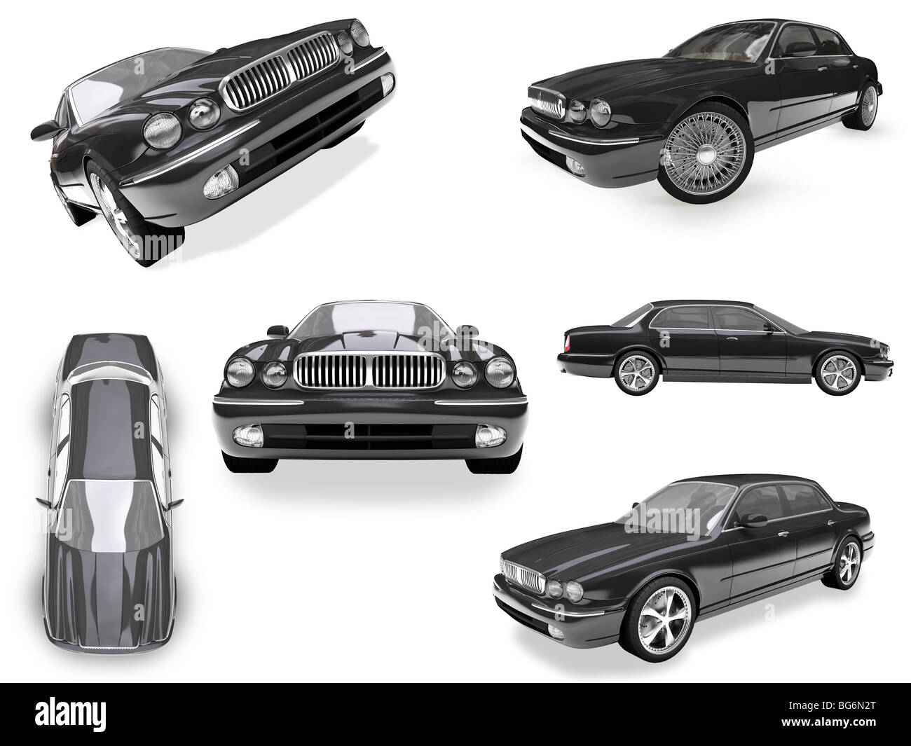 Isolated collection of car Stock Photo - Alamy