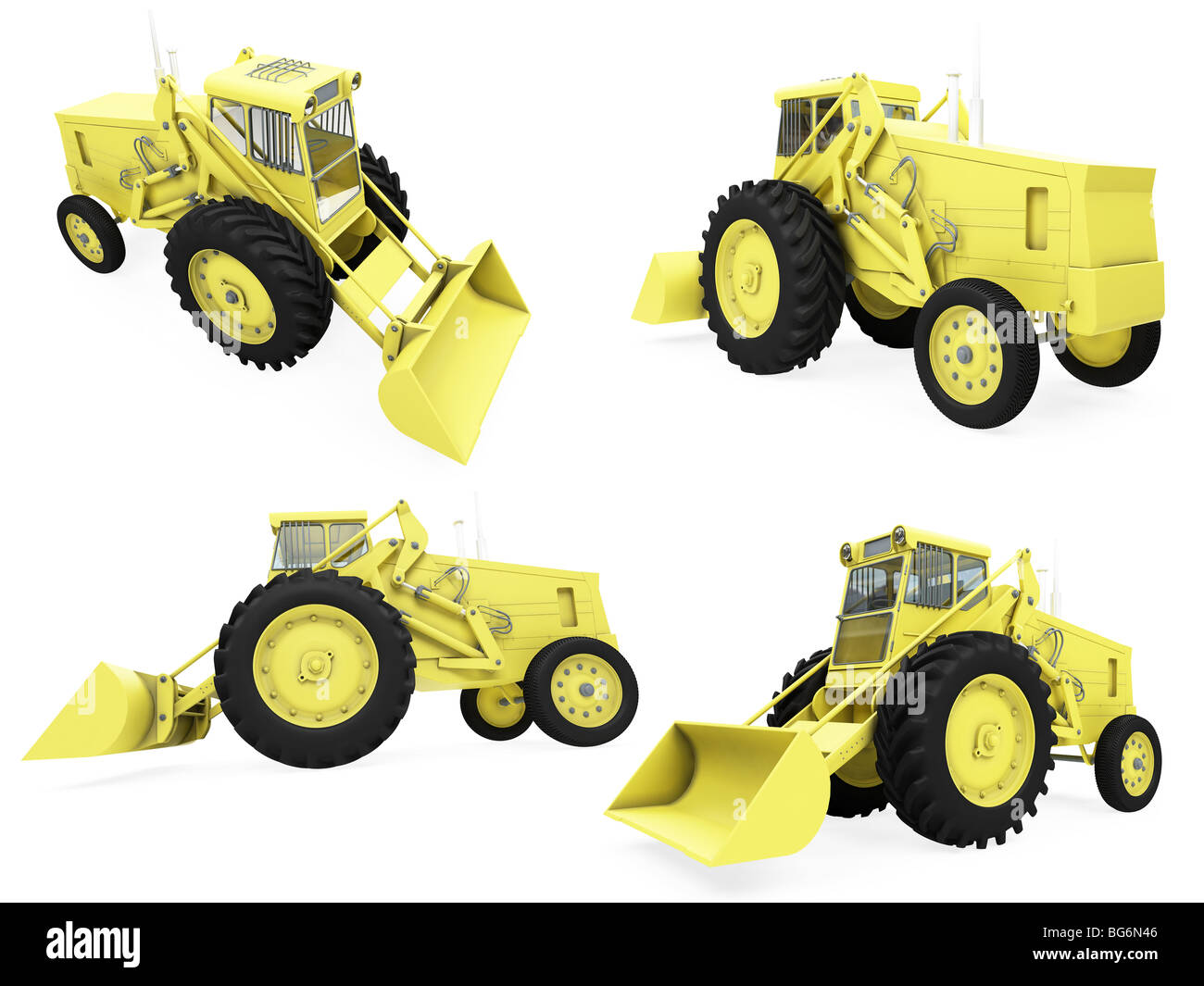 Isolated collection of construction vehicle Stock Photo - Alamy