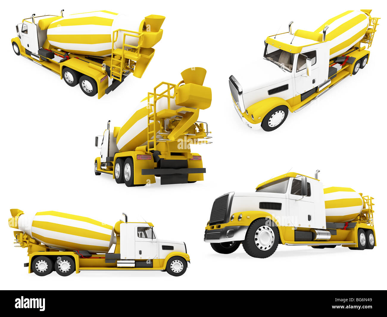 Isolated collection of construction vehicle Stock Photo - Alamy