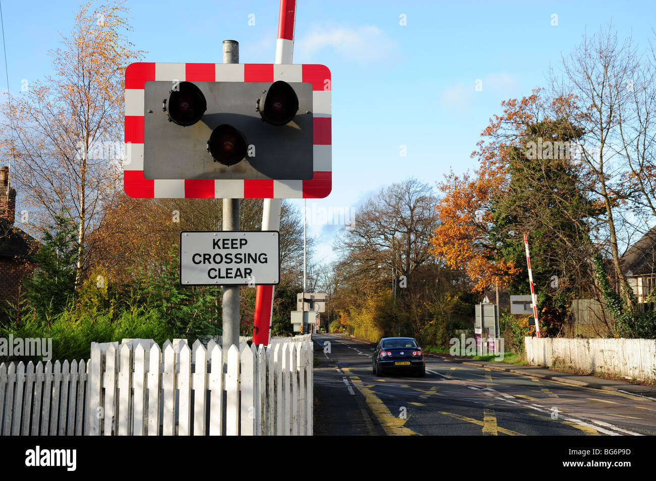 Drive Around The Boom Gates At A Level Crossing