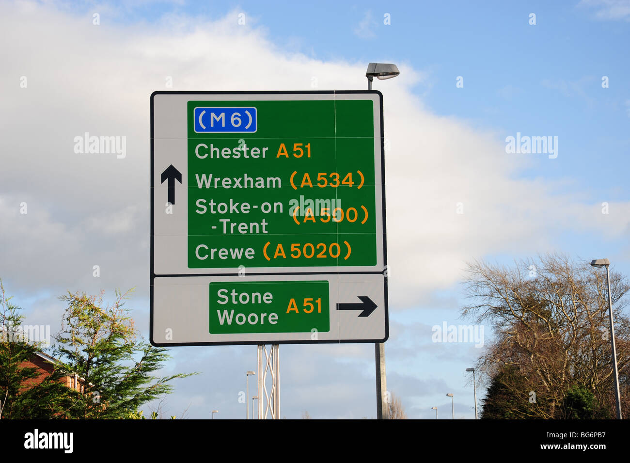 Stoke on trent road sign hi-res stock photography and images - Alamy