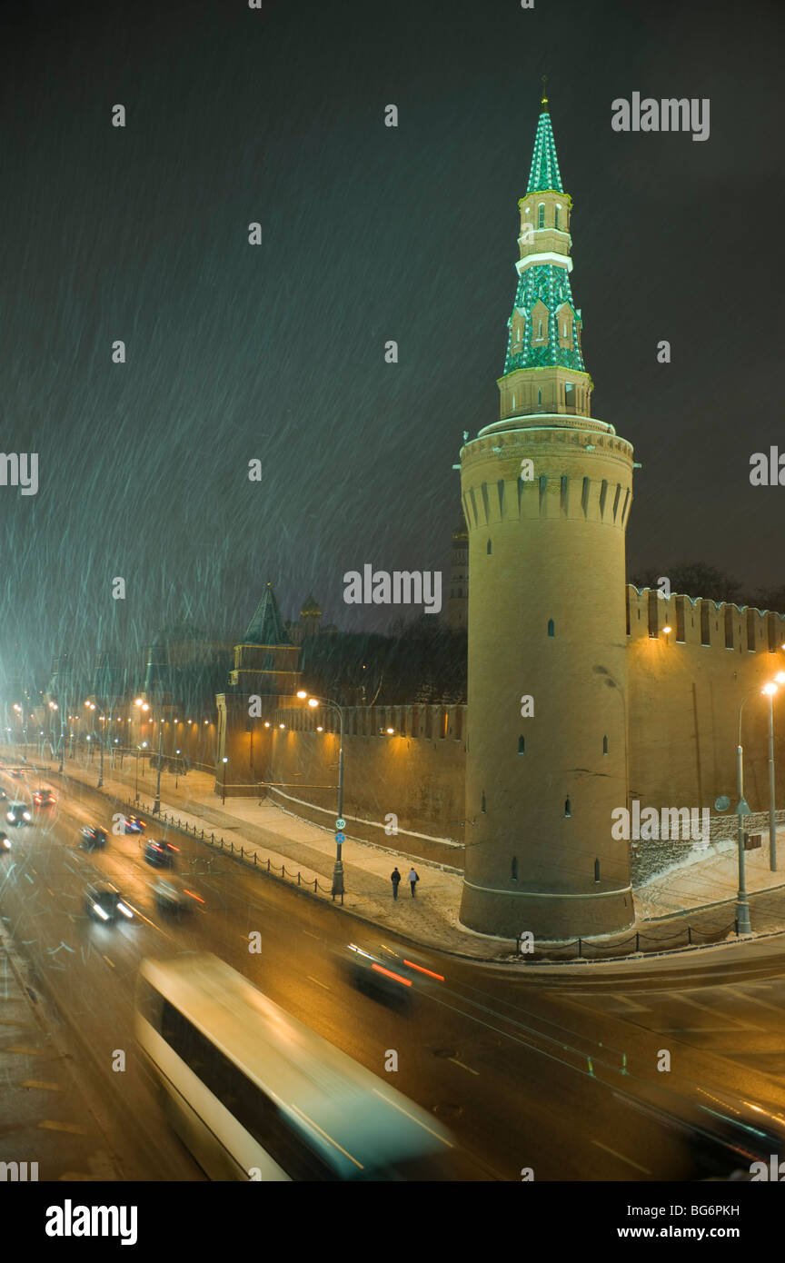Russia Moscow red square wall and Kremlin tower Stock Photo - Alamy