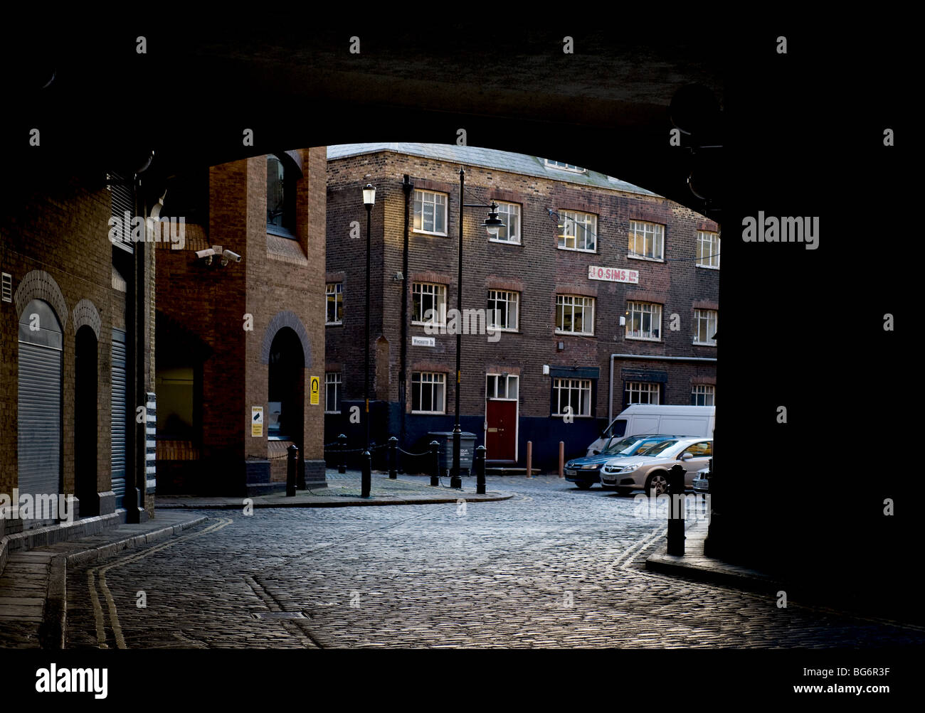 Buildings seen through an archway in London. Photo by Gordon Scammell ...