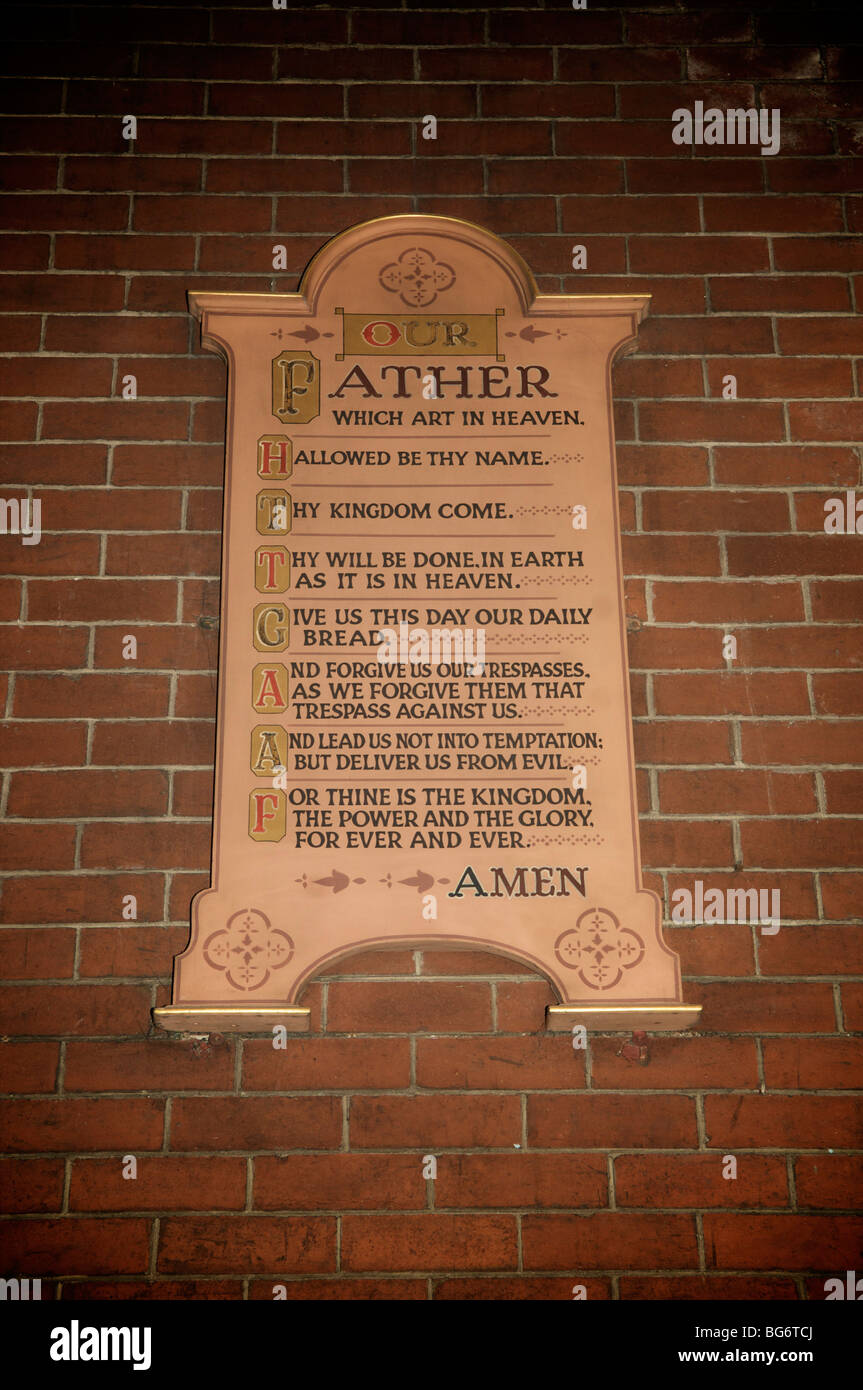 The lords prayer hi-res stock photography and images - Alamy