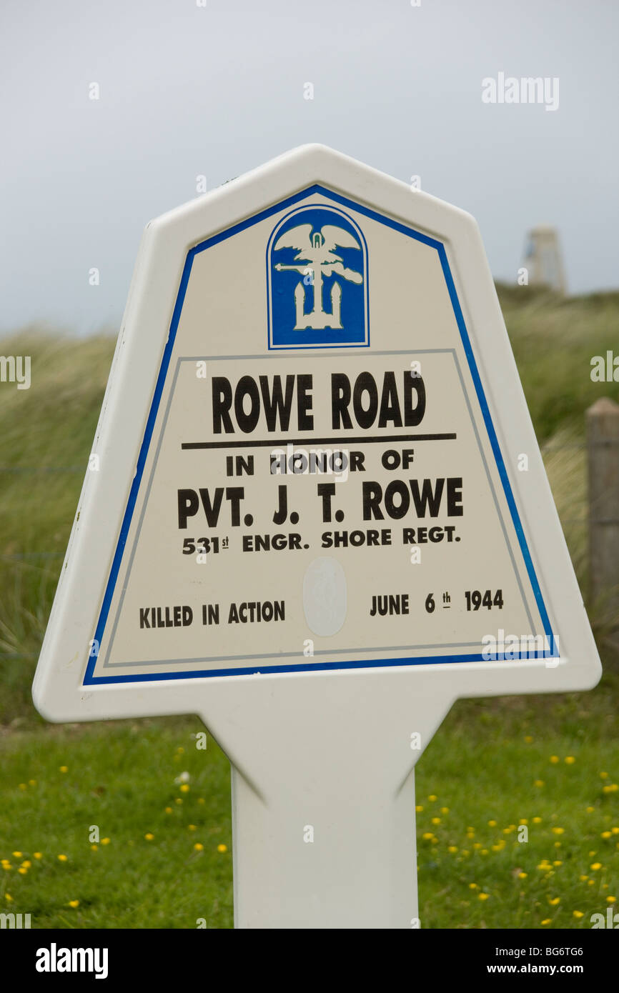 Road sign utah beach hi-res stock photography and images - Alamy