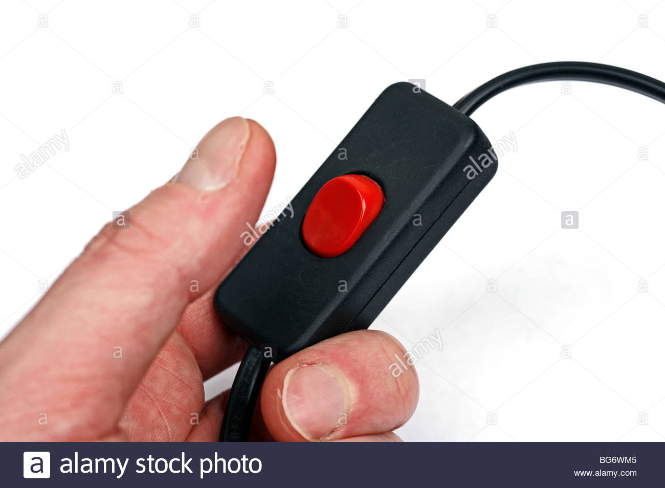 Big red button hi-res stock photography and images - Alamy
