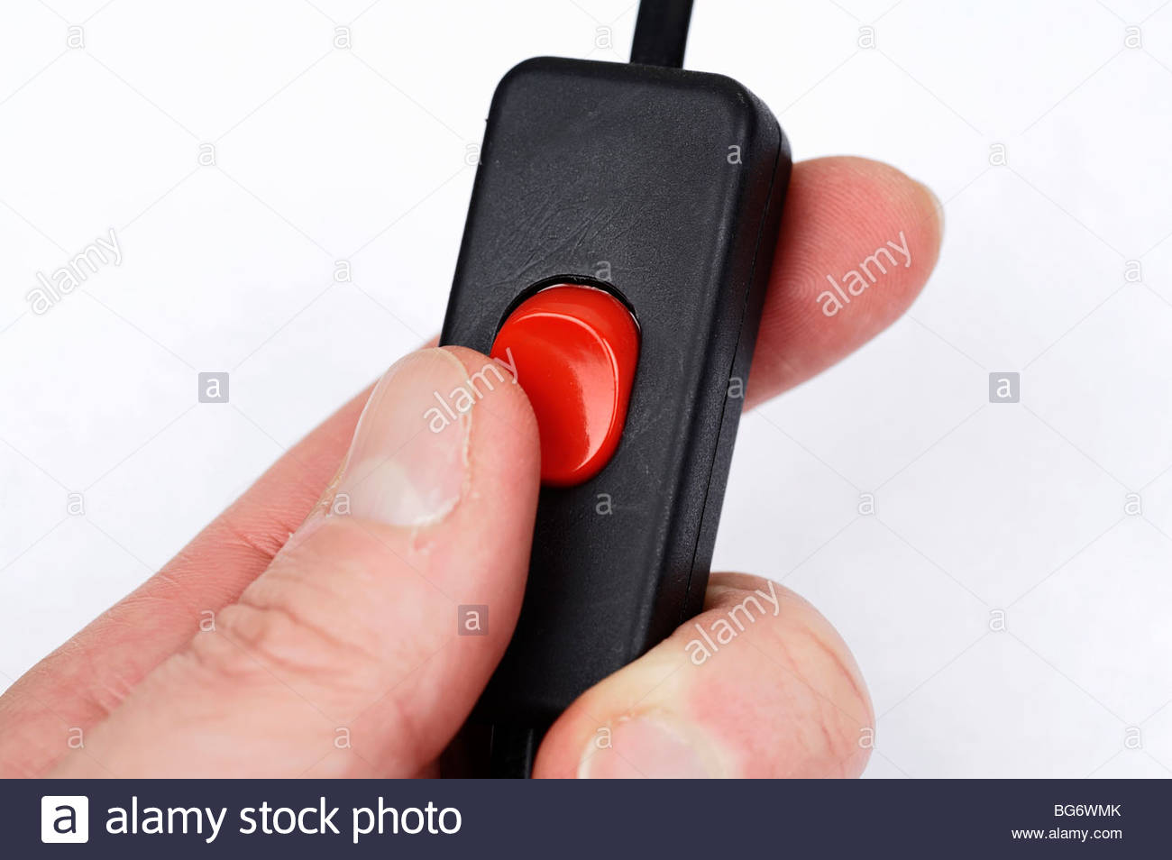 Big red button hi-res stock photography and images - Alamy