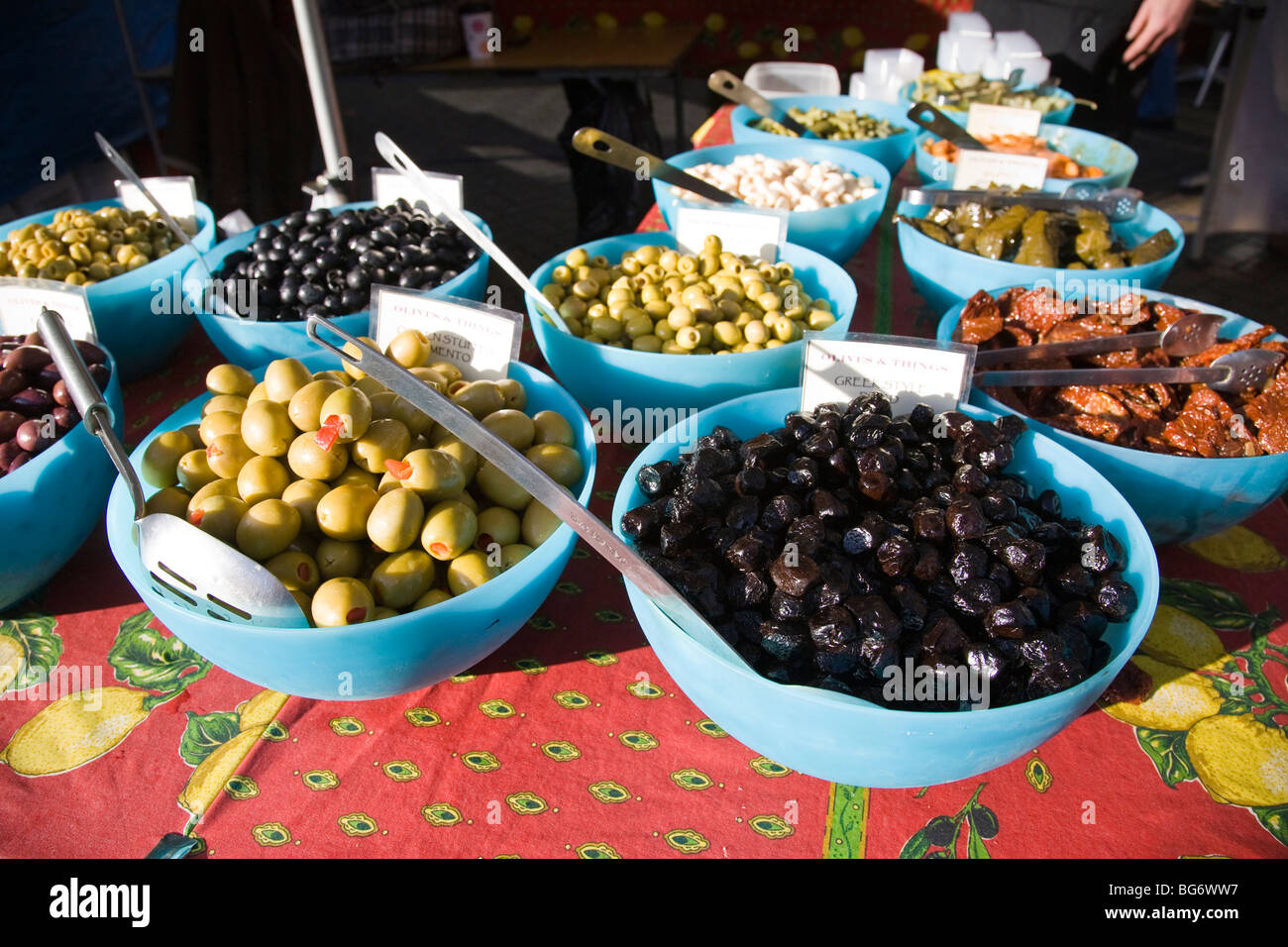 Olive display hi-res stock photography and images - Alamy