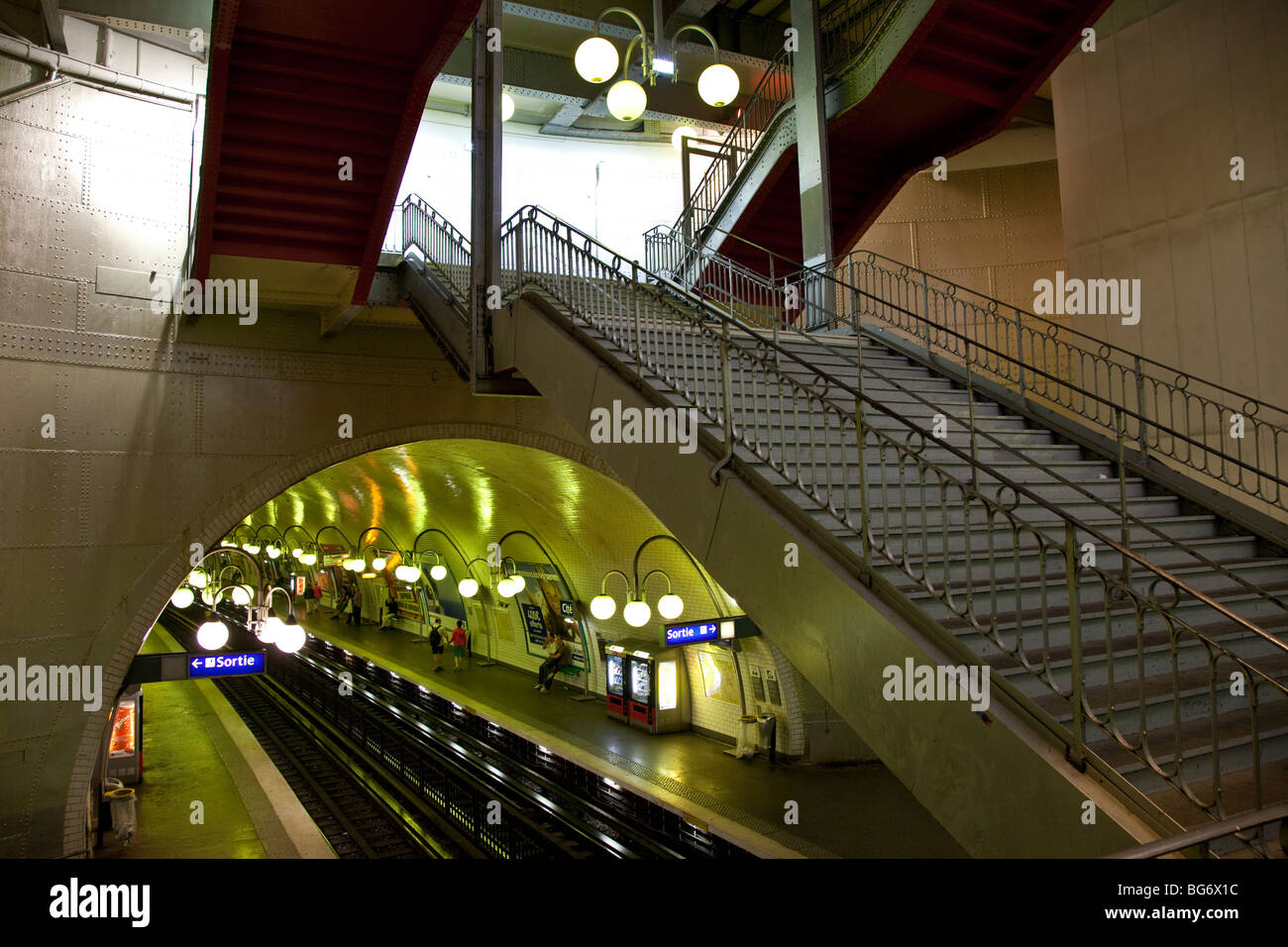 The Cite' Metro Station, Paris, France Stock Photo - Alamy