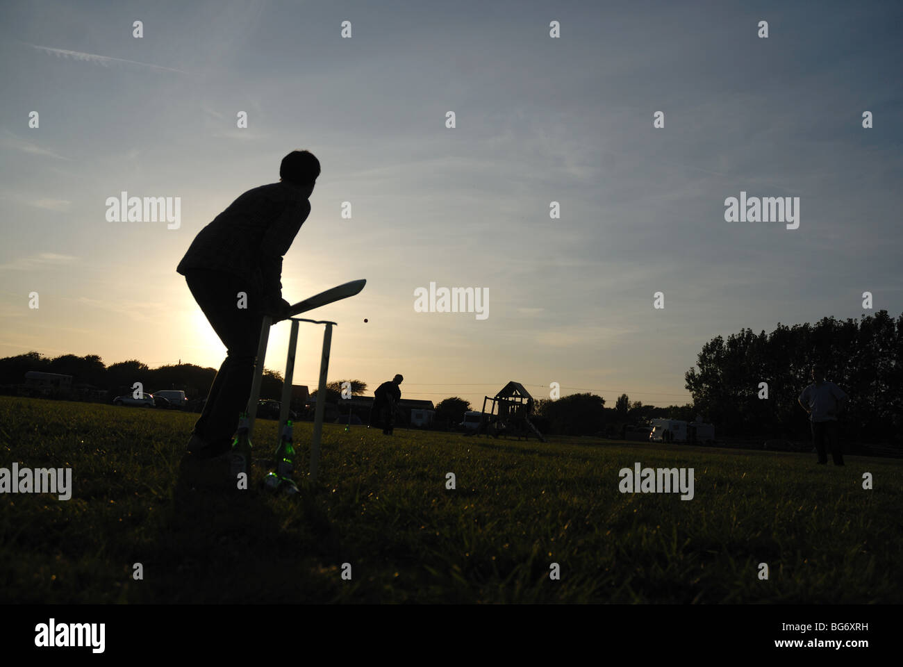 Cricket sunset hi-res stock photography and images - Alamy