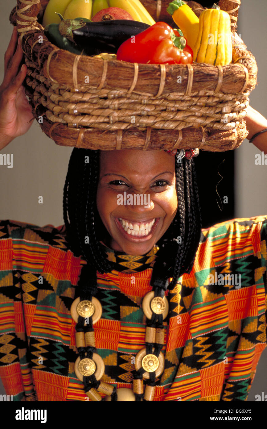 African American Woman in traditional dress Stock Photo - Alamy
