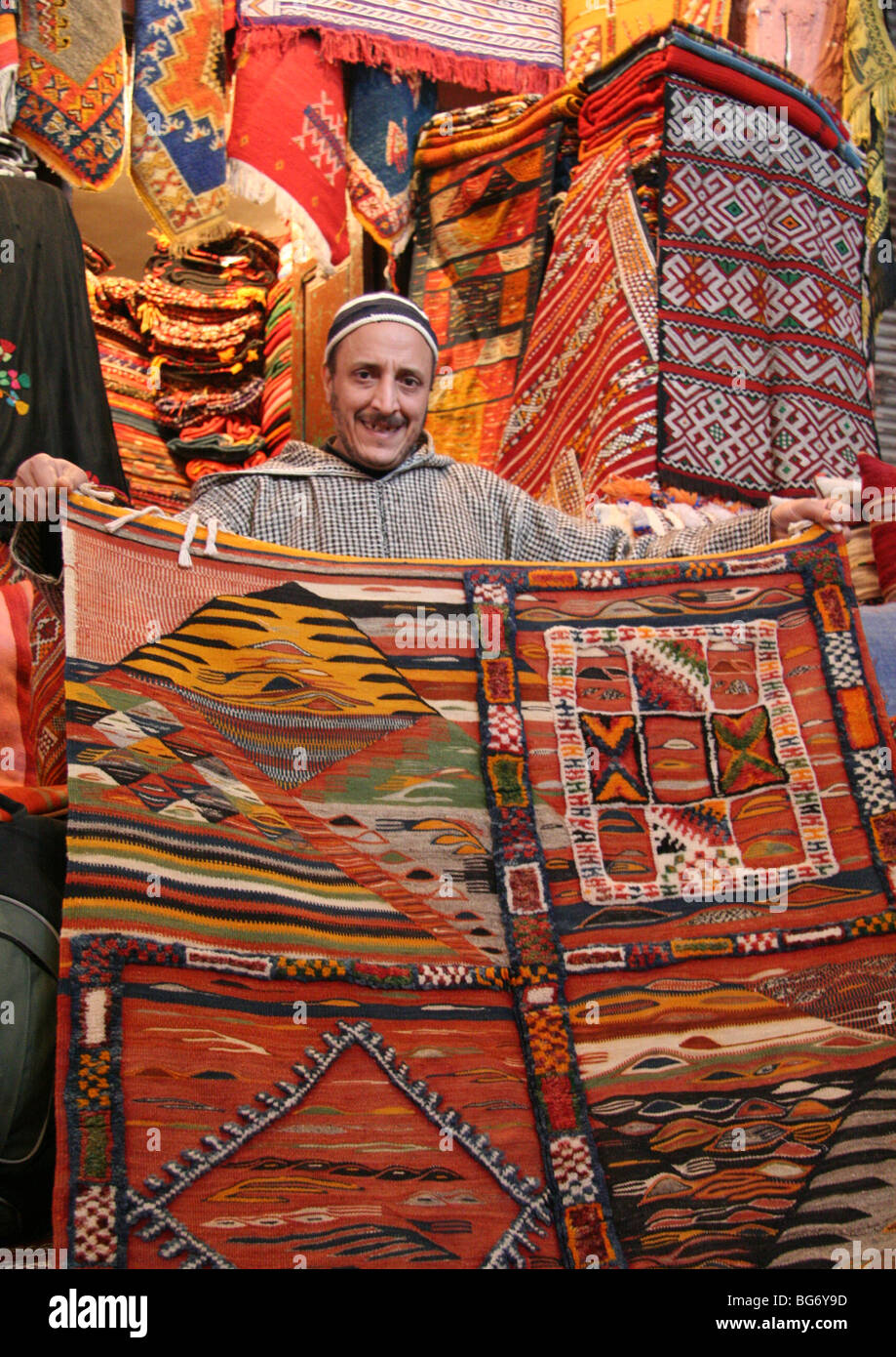 Bazar Ben Allal Stock Photo - Alamy