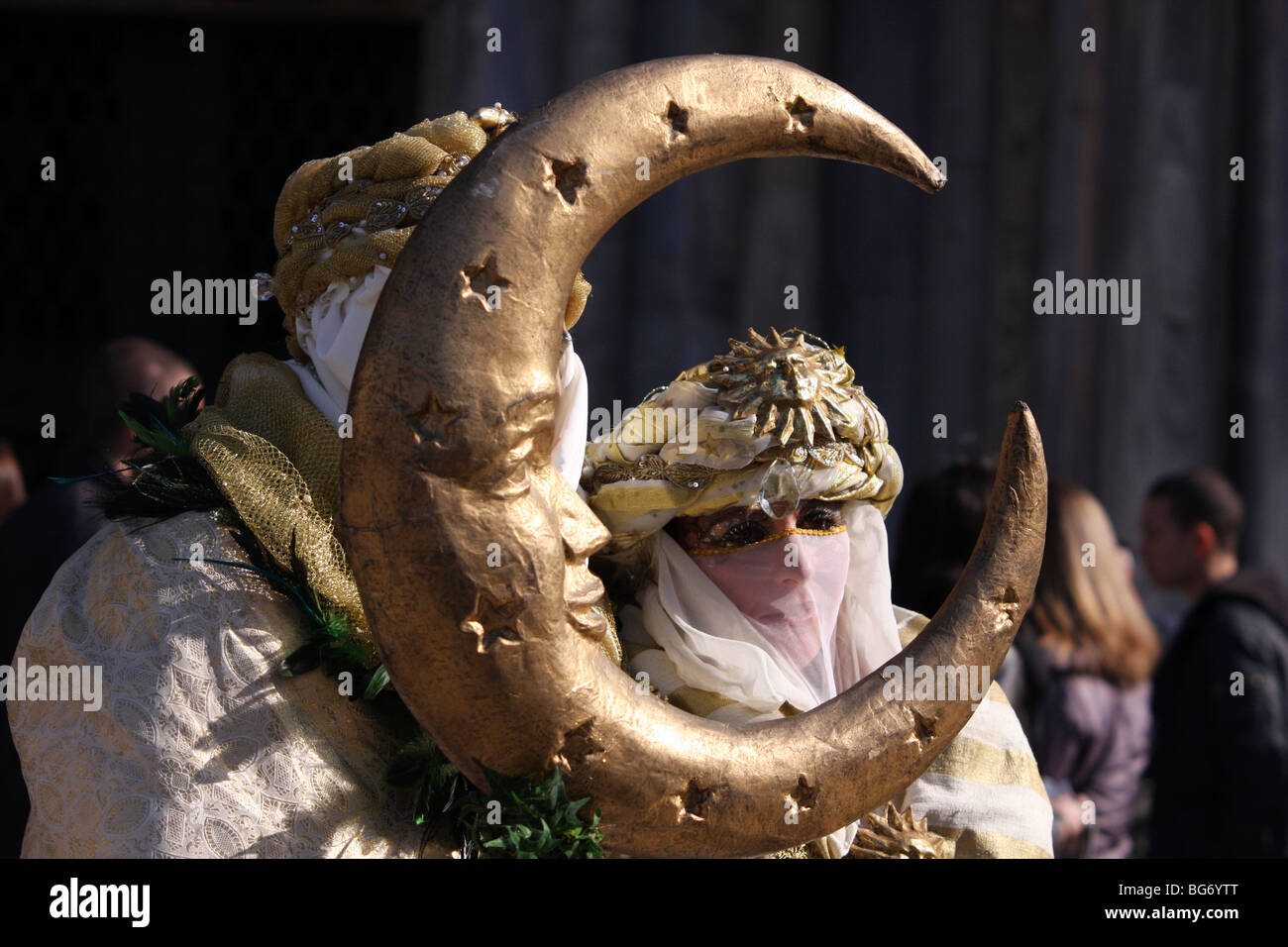 Venice carnival sun costume hi-res stock photography and images - Alamy