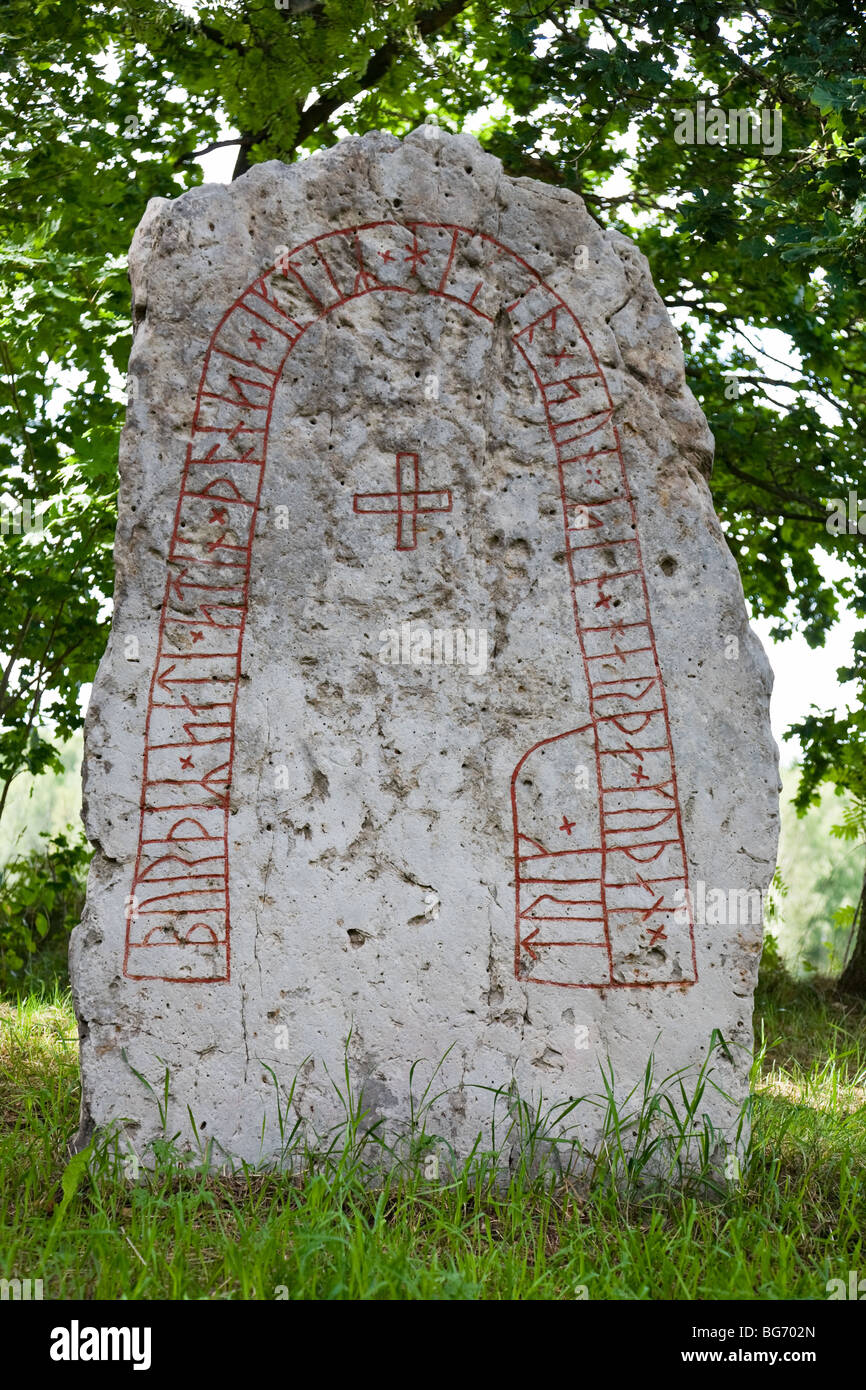 Runic stone hi-res stock photography and images - Alamy