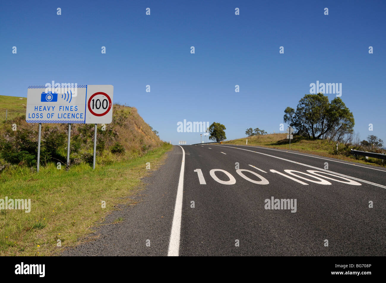 Australian road markings hi-res stock photography and images - Alamy
