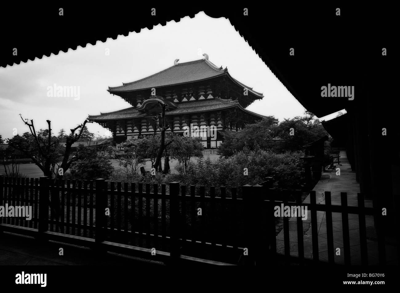 Daibutsuden (Great Buddha Hall). Todai-ji Temple. Nara. Japan Stock ...