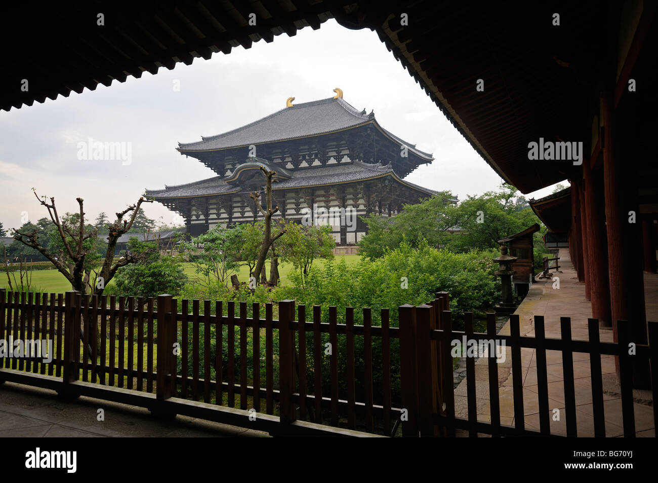Daibutsuden (Great Buddha Hall). Todai-ji Temple. Nara. Japan Stock ...