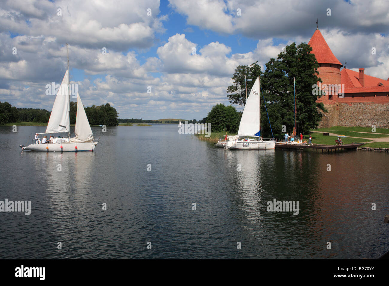 Trakai castle in Lithuania Stock Photo - Alamy
