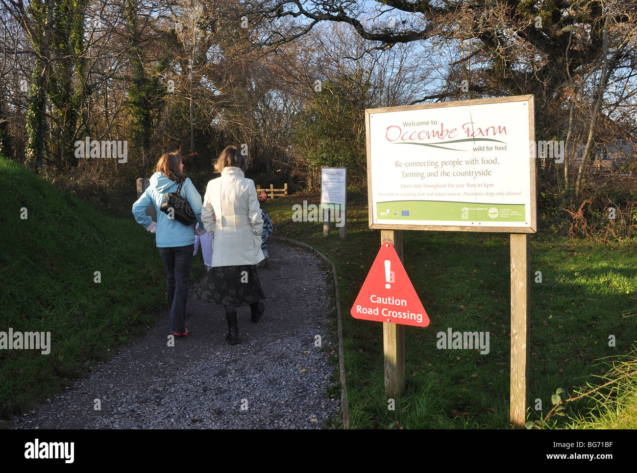 Occombe farm is an organic farm in torquay hi-res stock photography and ...