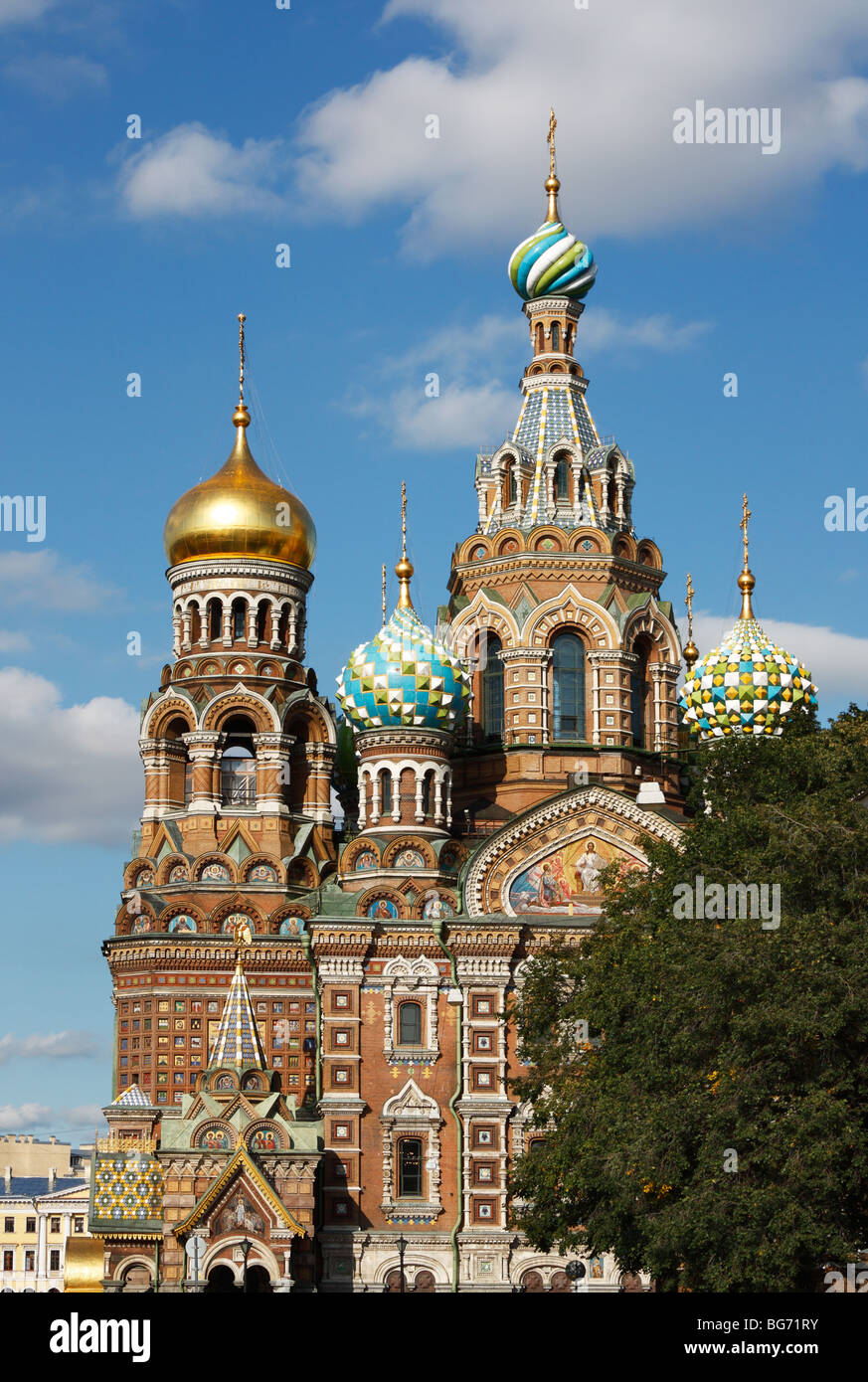 Church of Our Savior on Spilled Blood in St. Petersburg Russia Stock ...
