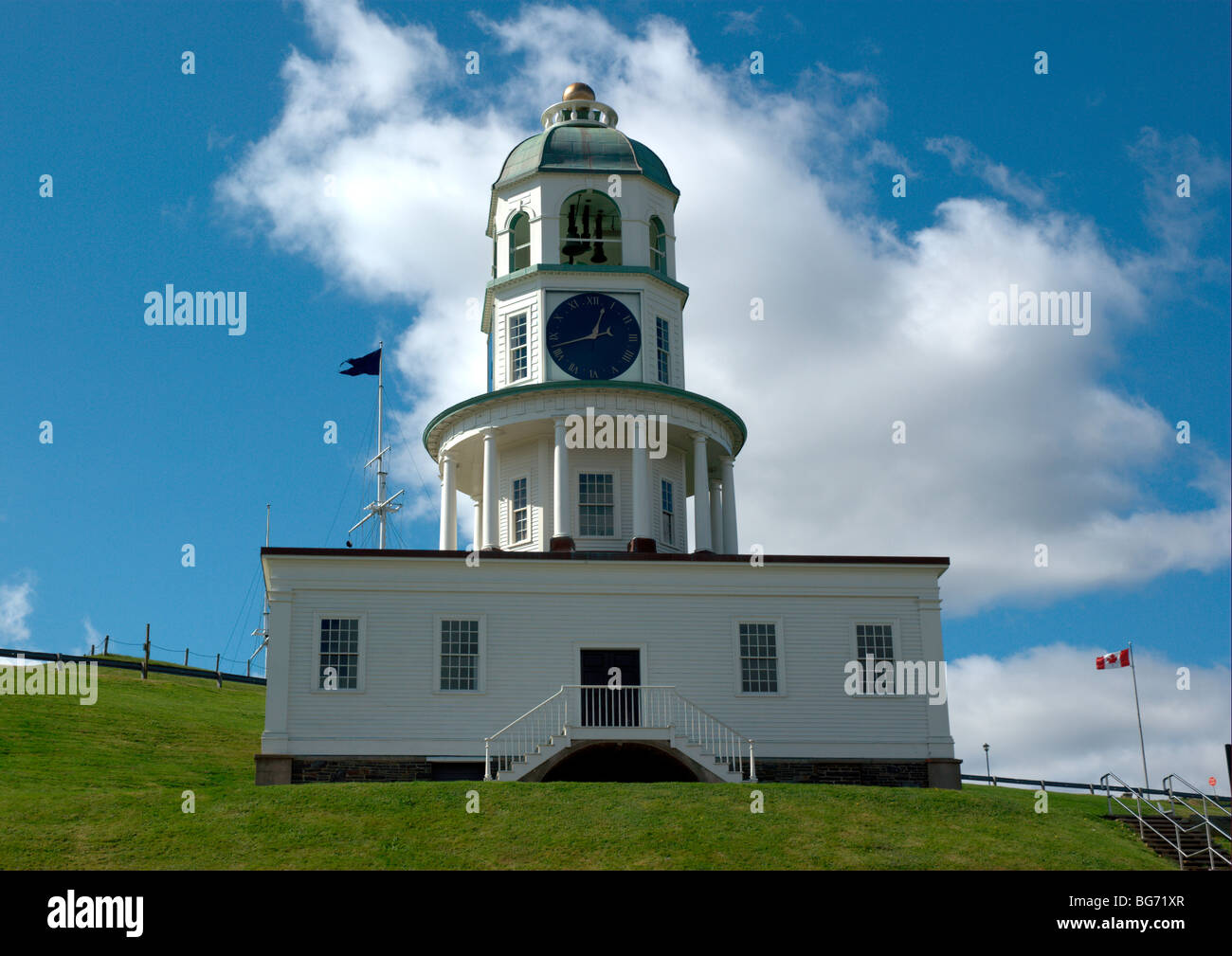Clock Tower at the entrance to the Halifax Citadel National Historic ...