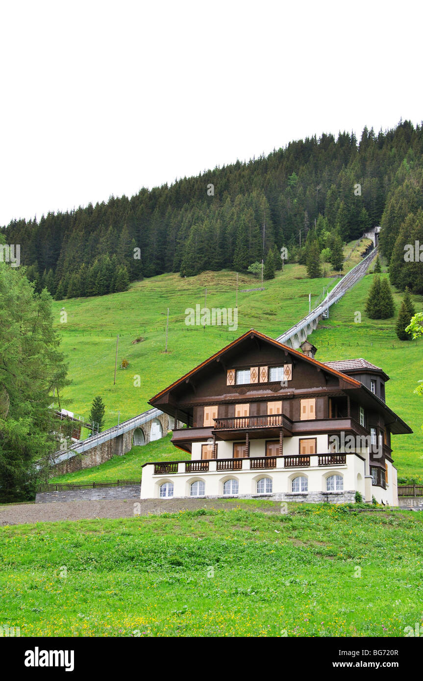 Swiss alps funicular hi-res stock photography and images - Alamy