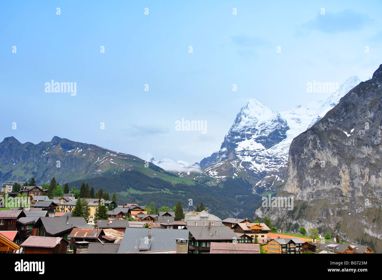 Murren view hi-res stock photography and images - Alamy