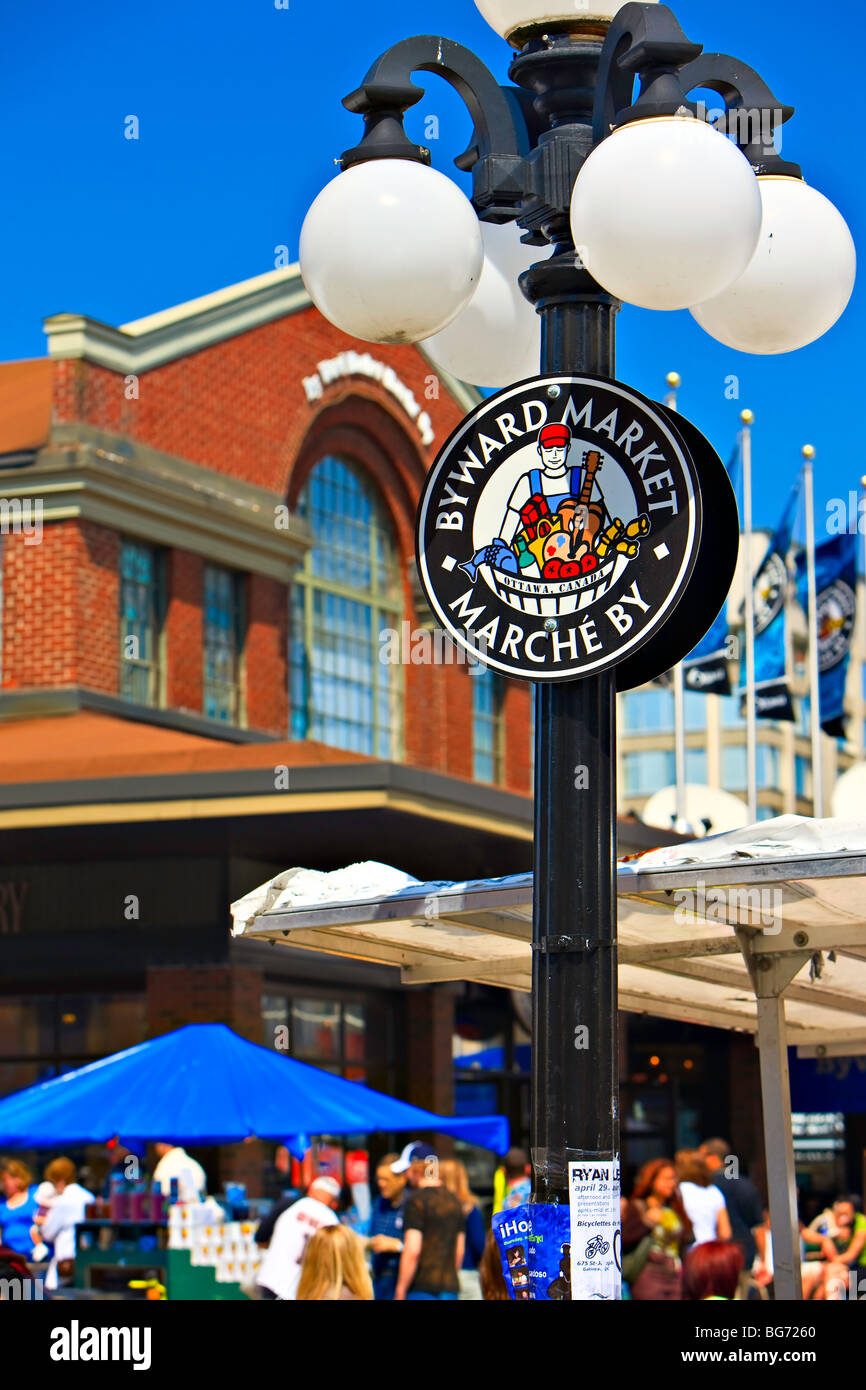 Byward market ottawa sign hi-res stock photography and images - Alamy