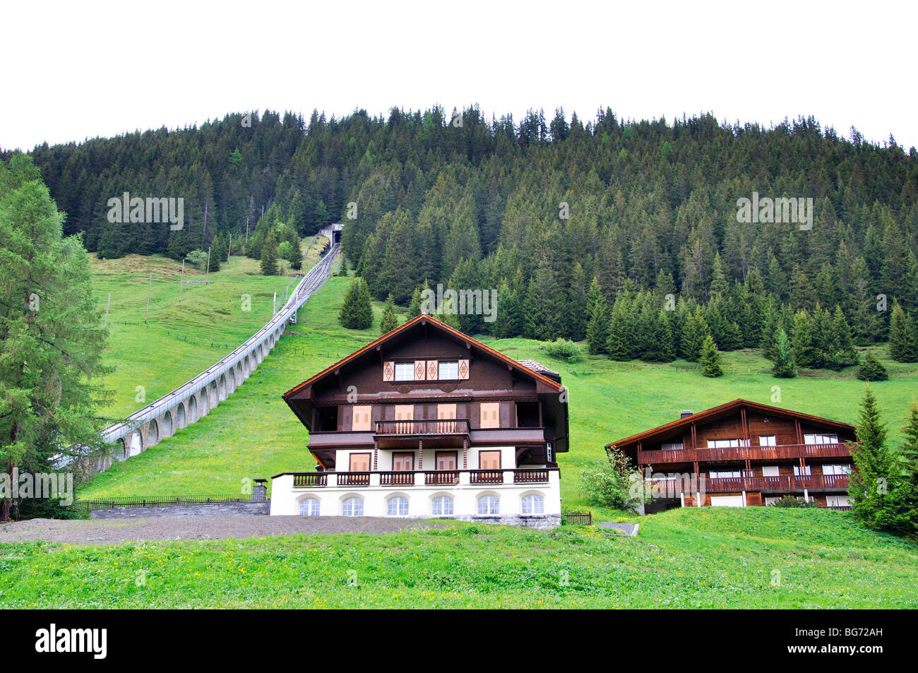 Switzerland funicular hi-res stock photography and images - Alamy