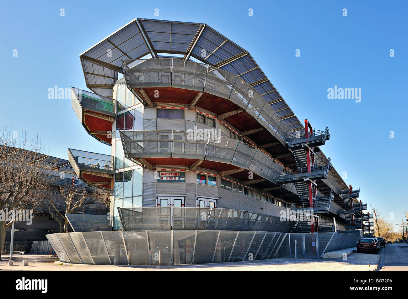 The Nemausus building at Nimes, France Stock Photo - Alamy
