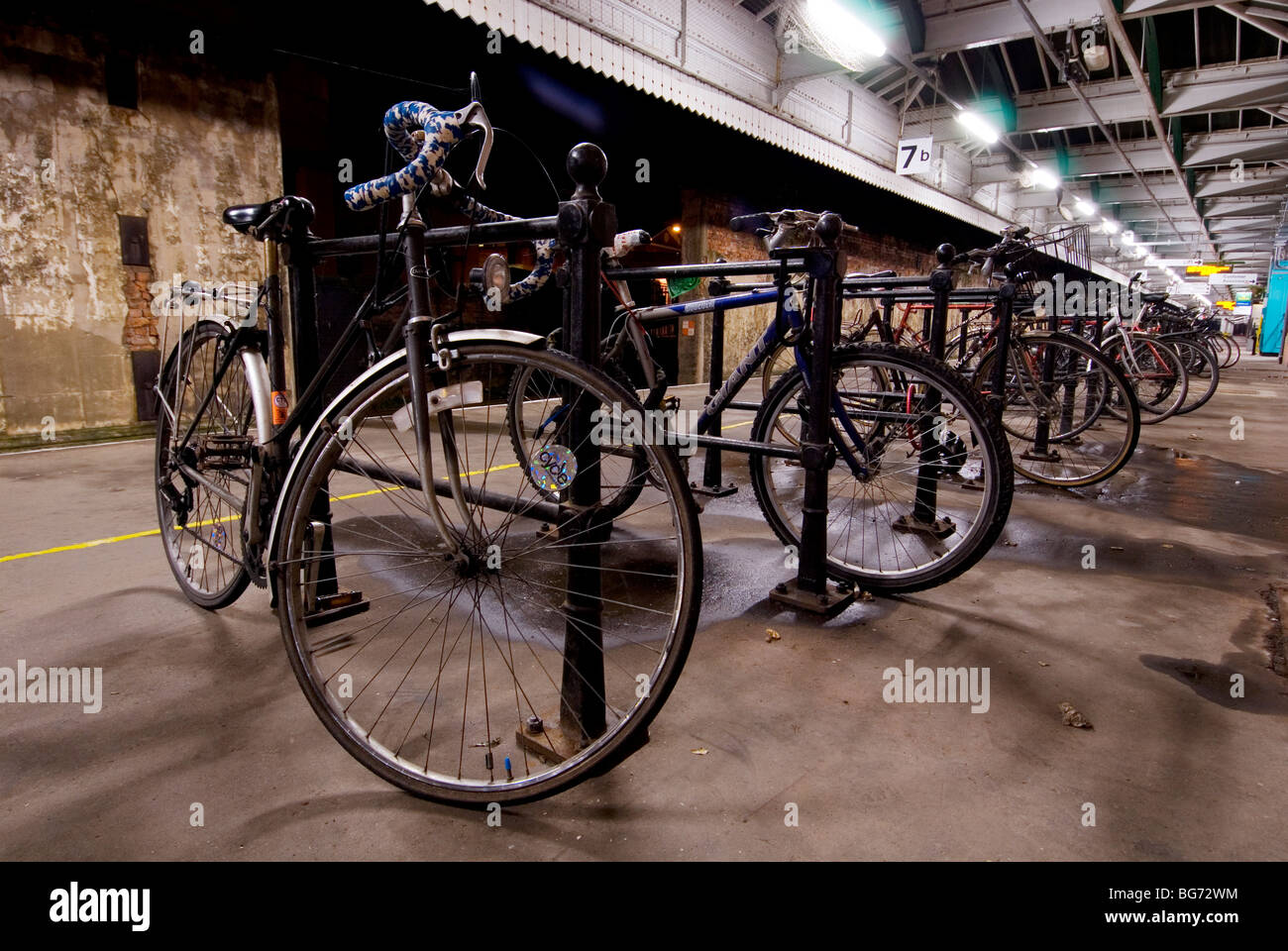 Bikes train station hi-res stock photography and images - Alamy