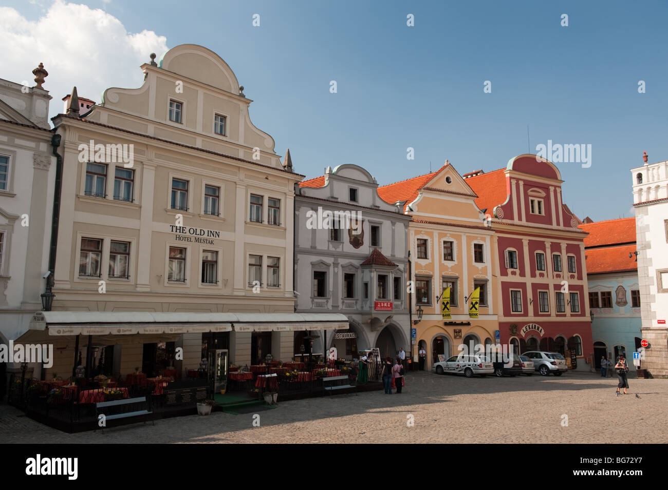 Cesky Krumlov Czech Republic square Stock Photo - Alamy