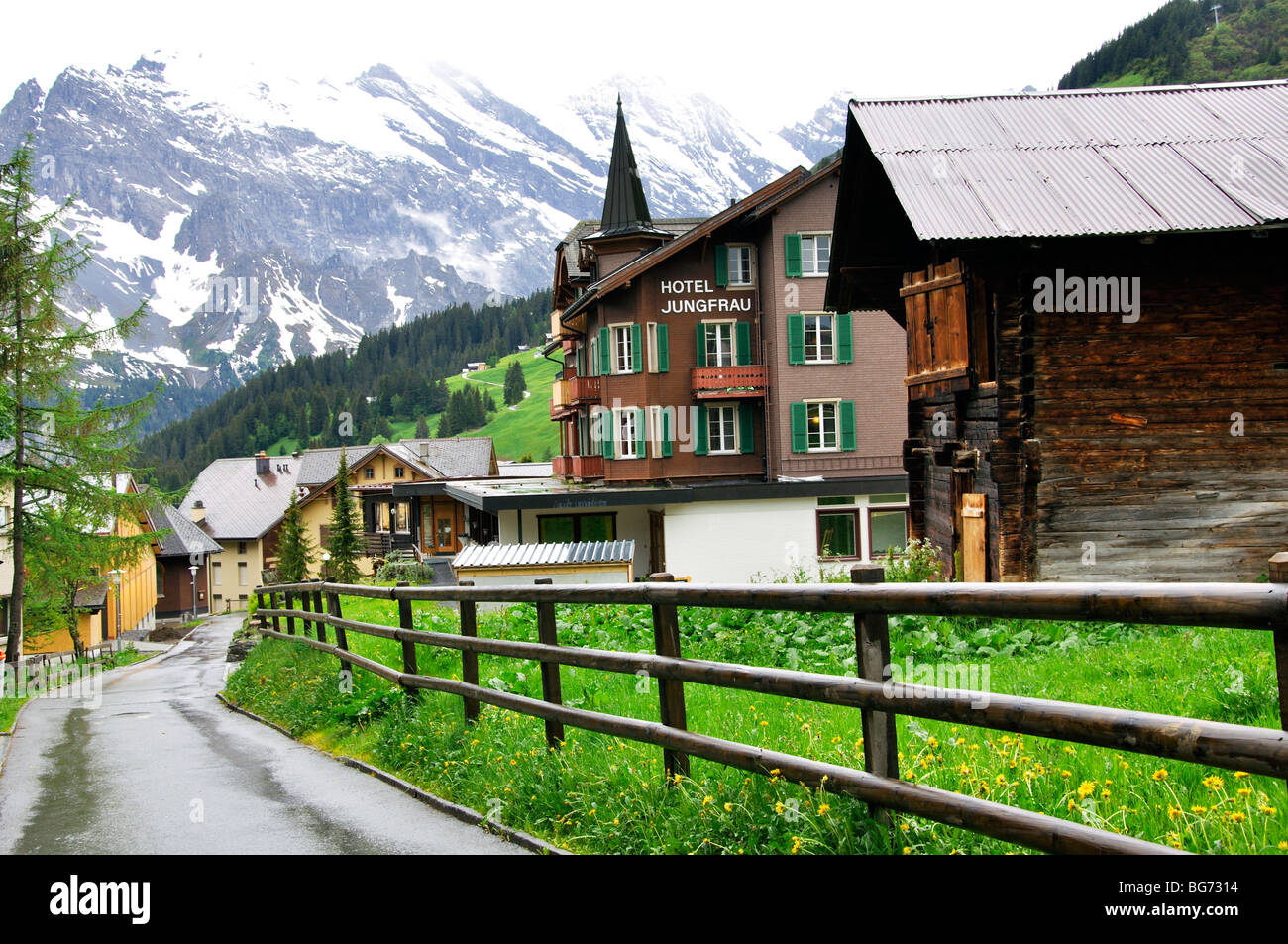 Murren hi-res stock photography and images - Alamy