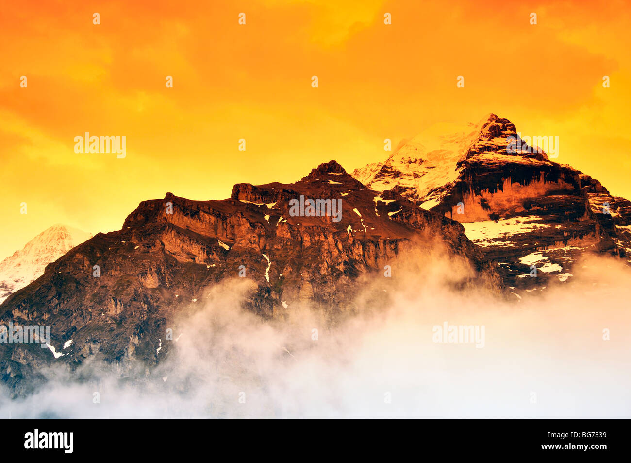 Murren view hi-res stock photography and images - Alamy