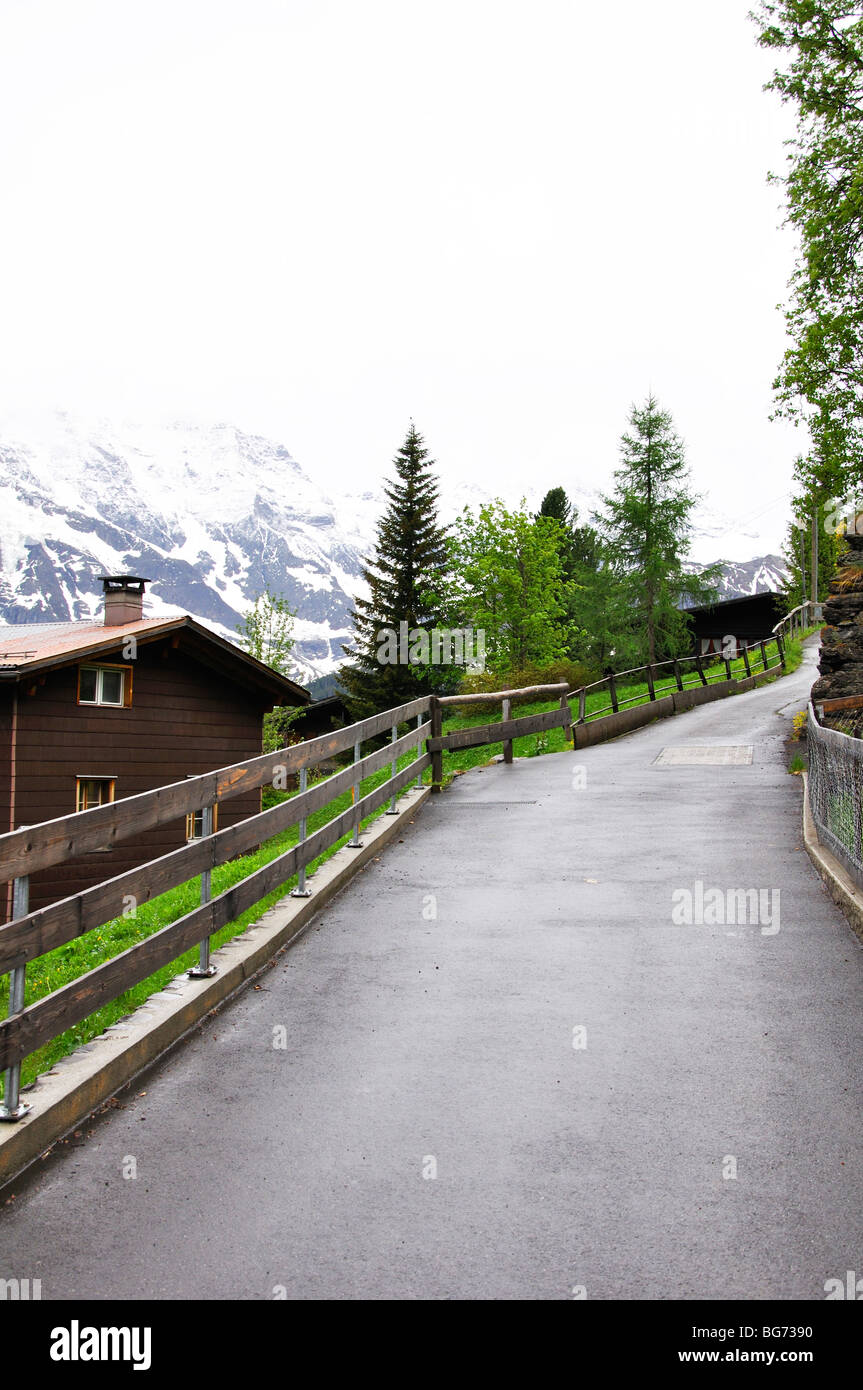 Murren Village House Switzerland High Resolution Stock Photography and ...