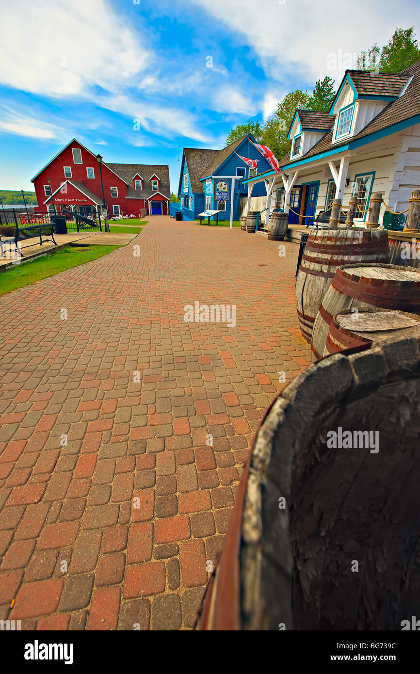 Entrance to Discovery Harbour and King's Wharf on the shores of ...