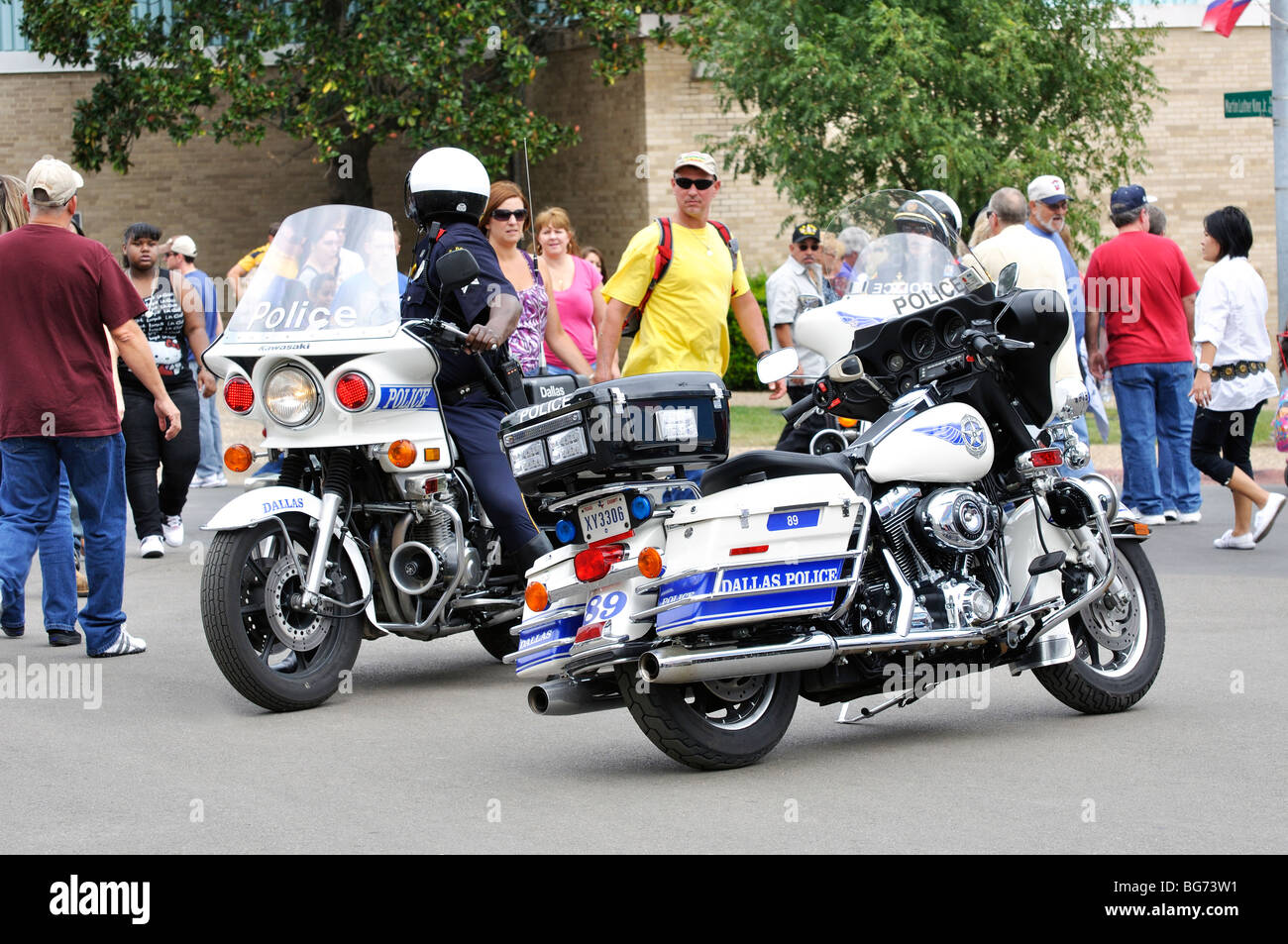 American cop on motorcycle Stock Photo - Alamy
