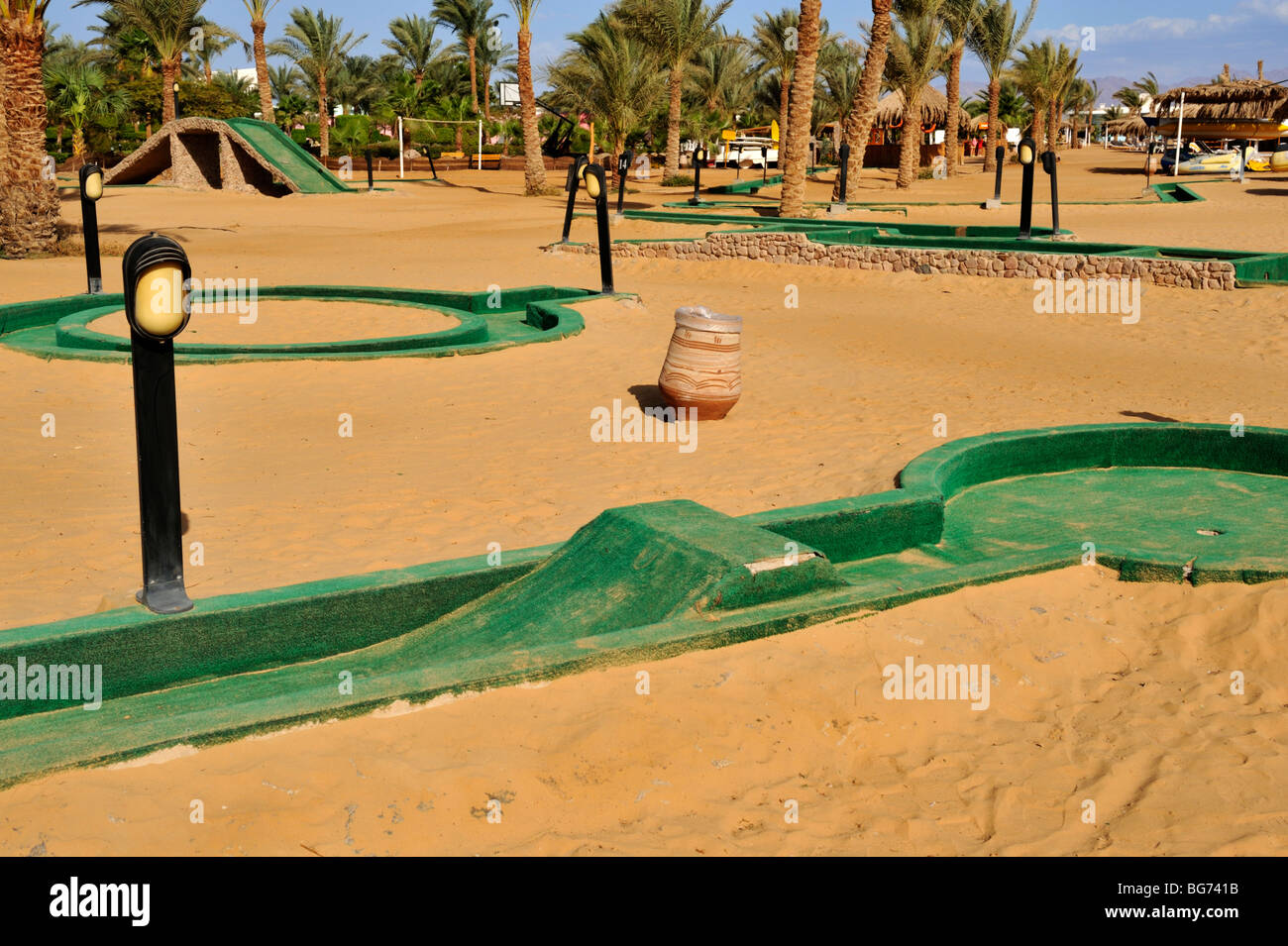Crazy golf course mini golf High Resolution Stock Photography and ...