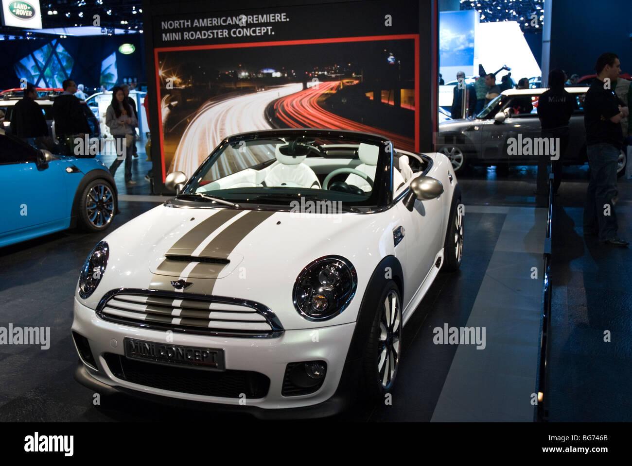 The BMW Mini Coupe Concept (N.A. Debut) at the 2009 LA Auto Show in the ...