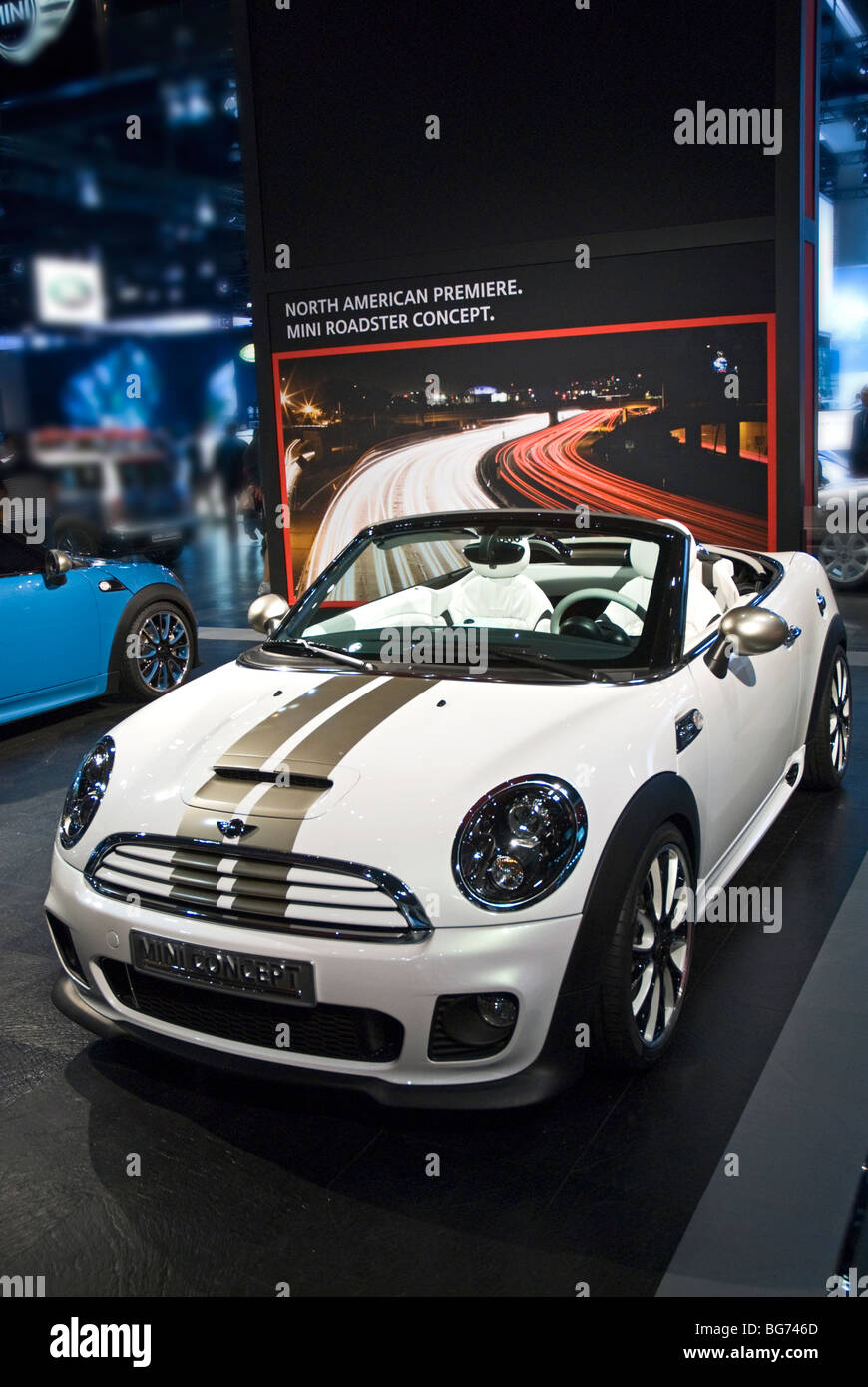 The BMW Mini Coupe Concept (N.A. Debut) at the 2009 LA Auto Show in the ...